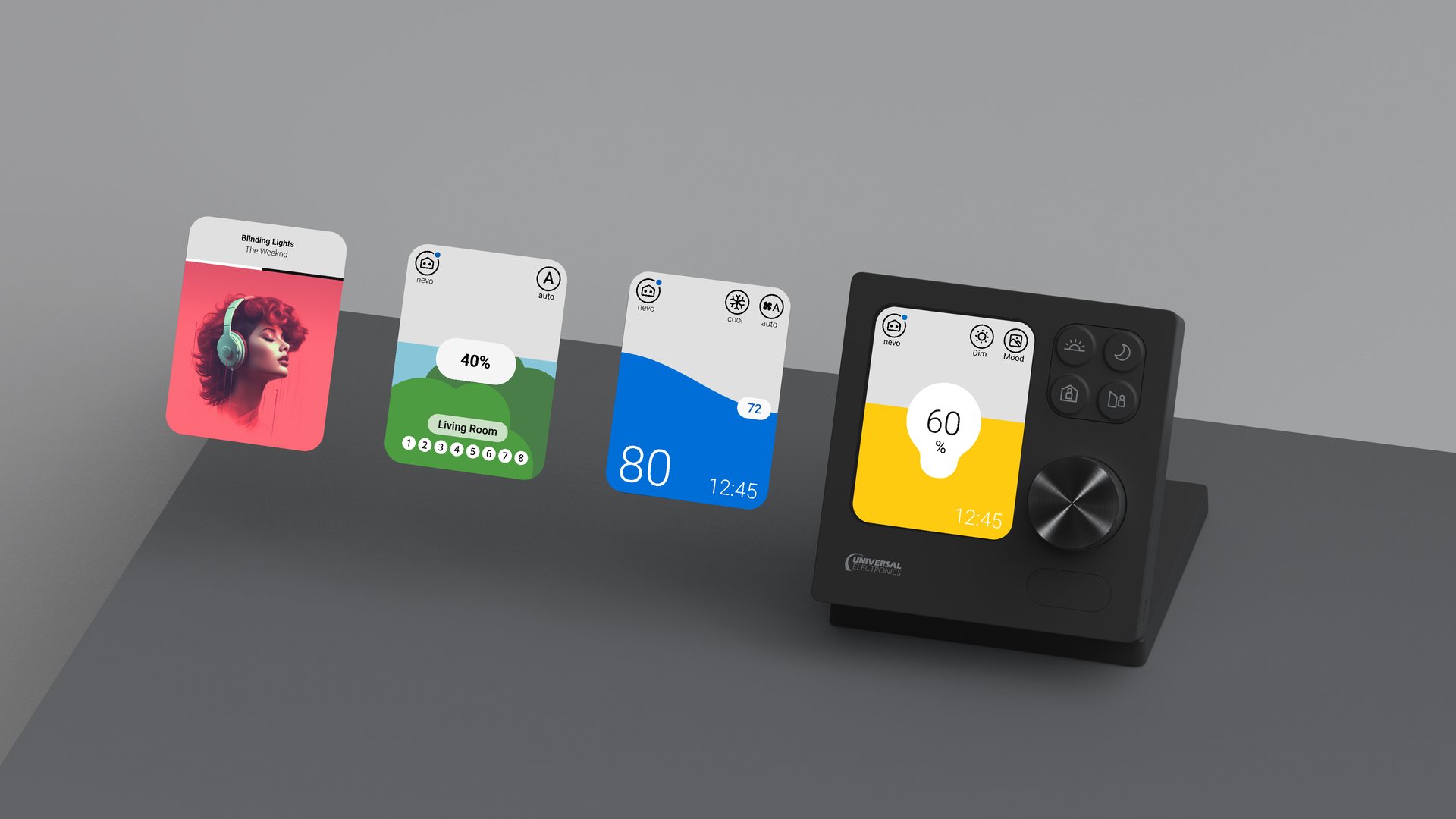 UEI Introduces Nevo® on TIDE™ Smart Thermostat Family to Create a Whole Home Controller Platform